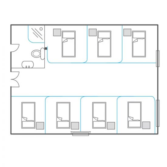 EcoVision 500 – Cubicle Track – Contract Blinds
