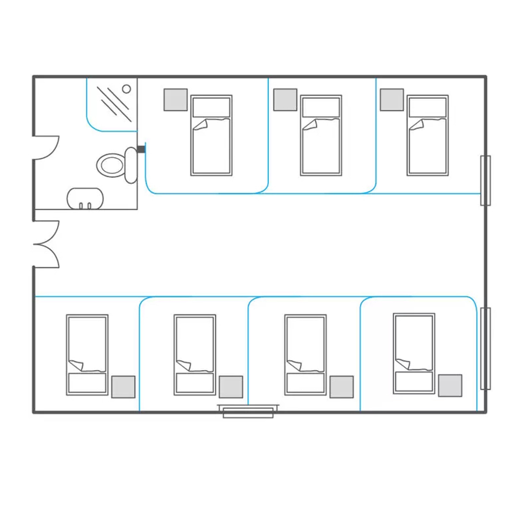 EcoVision 500 – Cubicle Track – Contract Blinds